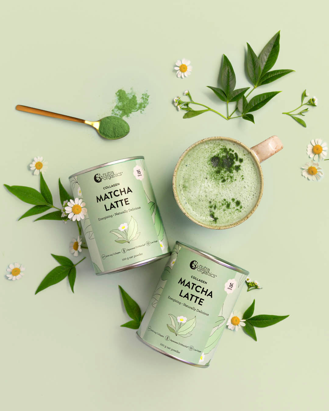 Collagen Beauty + Matcha Bundle | Nutra Organics