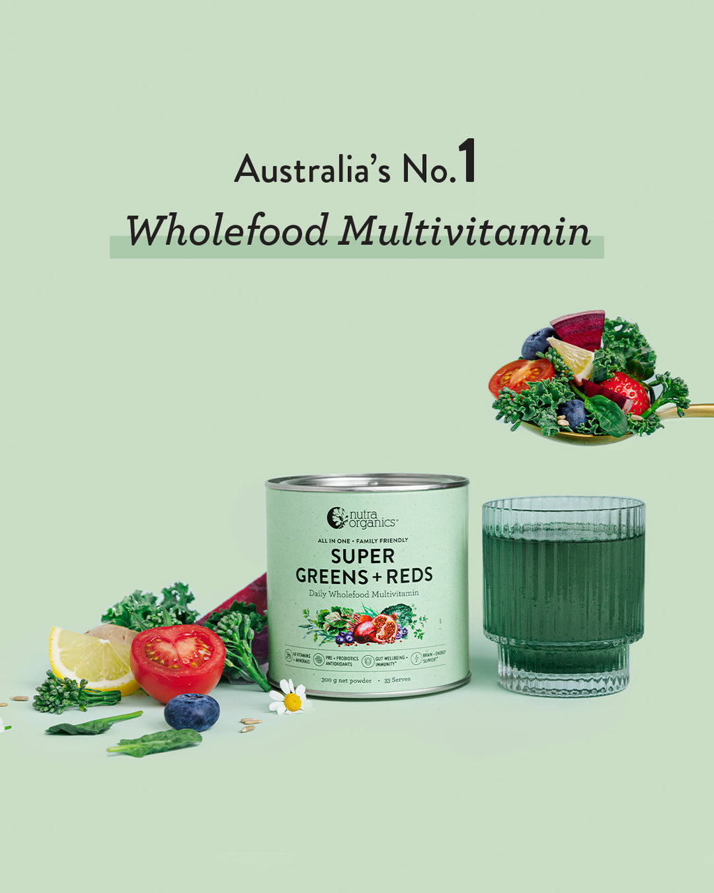 Australia's Favourite Wholefood Multivitamin Greens Powder – Nutra Organics